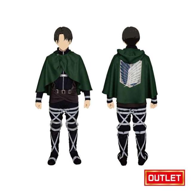 アウトレット（保証なし） 進撃の巨人 調査兵団新コスチューム 公式コスチューム 男女兼用 リアルコスプレ 調査兵団 衣装 仮装 変装 コスプレM  TRAnTRiP OUTLET-7631-1781M