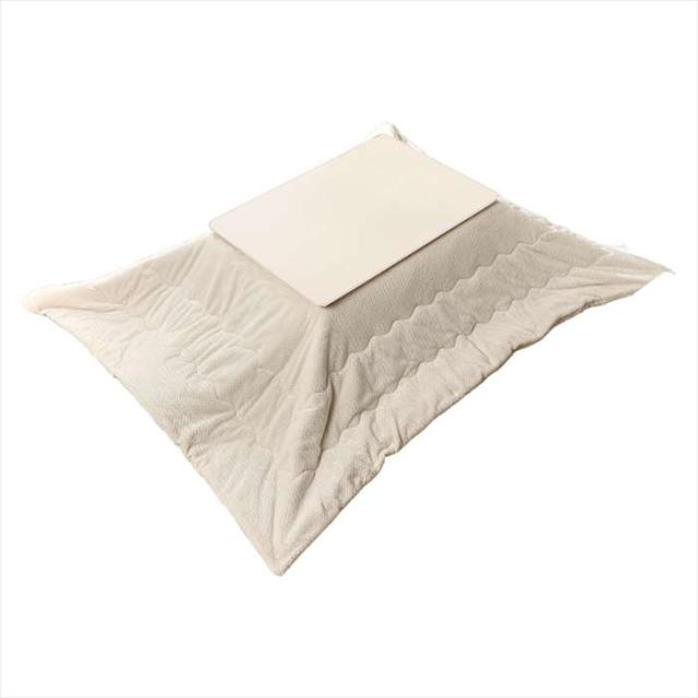 北海道・沖縄・離島配送不可 代引不可 薄掛けコタツ布団 アイボリー HAGIHARA POKAUF120-IV