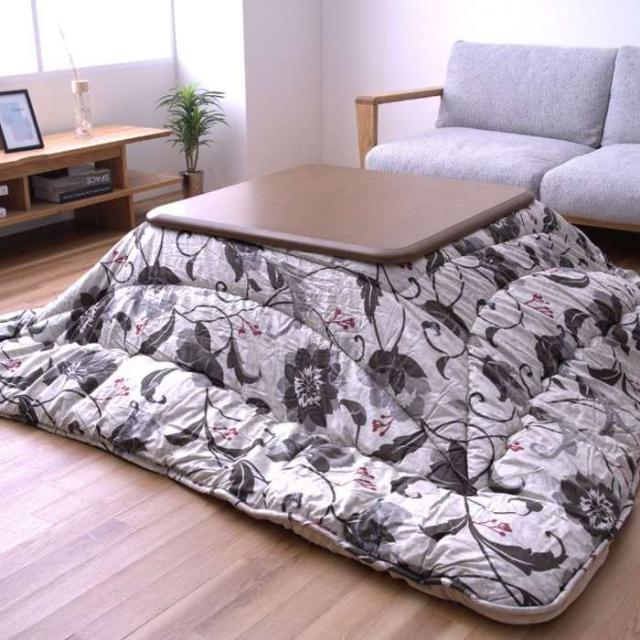 代引不可 こたつ布団 掛布団 『リビエラ』 グレー 約205×285cm IKEHIKO 1160390130303