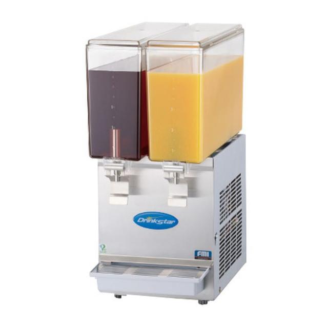 北海道・沖縄・離島配送不可 代引不可 コールドドリンク ディスペンサー 業務用 10L＋10L 2連式 ジュース 冷却 キッチン家電 調理器具 カフェ レストラン ドリンクスター DS-10WCF