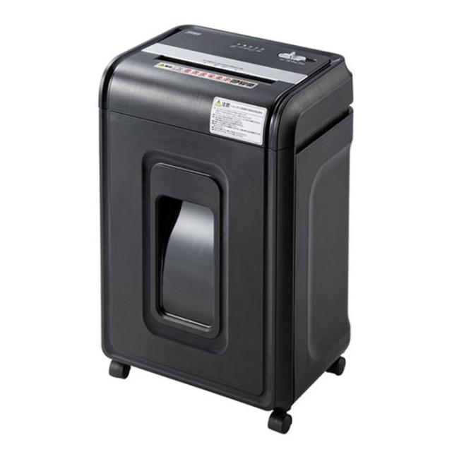 即納 代引不可 シュレッダー ミニクロスカット A4最大20枚 ペーパー CD カード細断 オートスタート/ストップモード機能 逆回転スイッチ サンワサプライ PSD-C6018