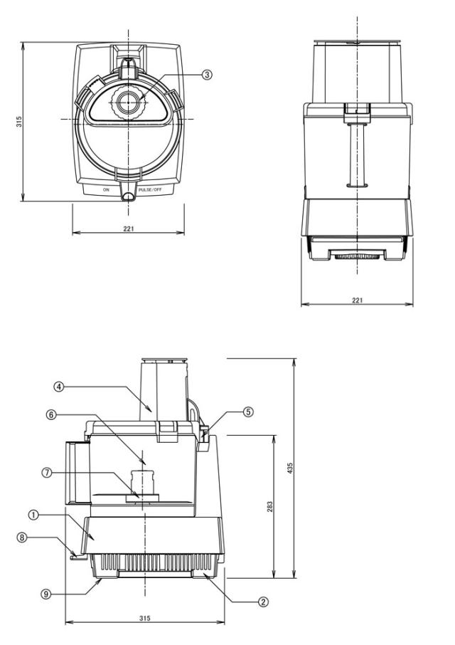 北海道・沖縄・離島配送不可 代引不可 フードプロセッサー プロ向け業務用 多機能タイプ 4.2L DLC-NXシリーズ メタルブレード ドゥブレード おろし金 1mmスライサー付属 クイジナート DLC-NXJ2PG