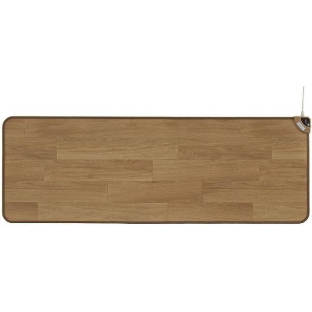 即納 ホットキッチンマット フローリングタイプ 約45×130cm 木目調 ナチュラルブラウン sugibo SB-KM130(N)