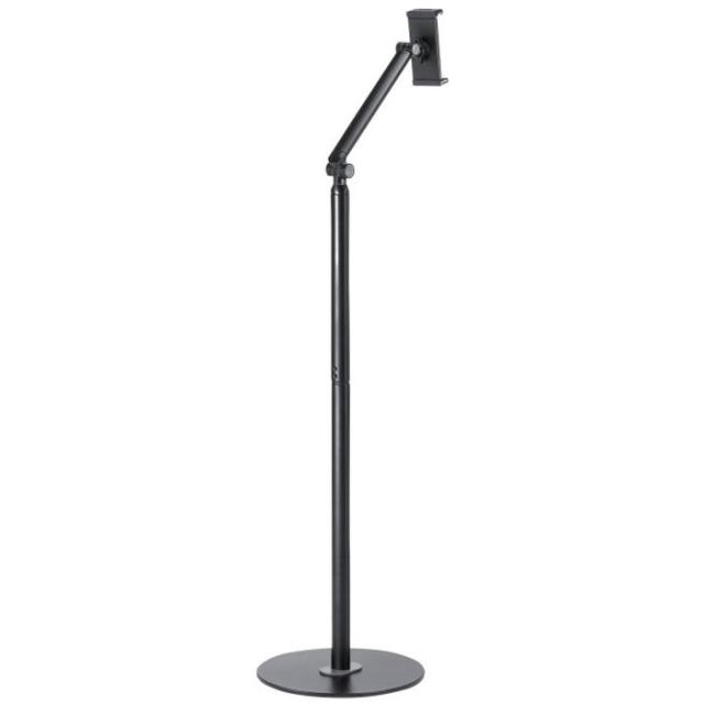 代引不可 タブレット用フロアスタンド 動画配信 サイネージ オフィス フロント 受付 ブラック サンワサプライ MR-TABST21BK
