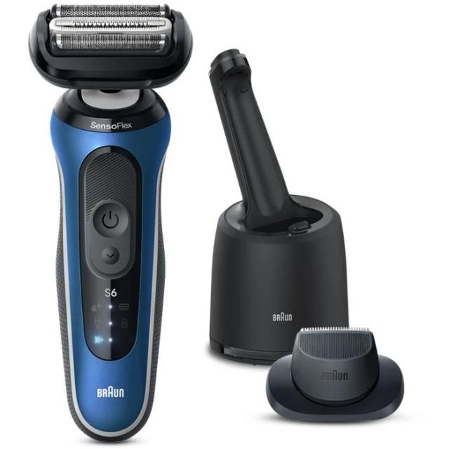 BRAUN 密着シリーズ6 充電式シェーバー62-B7200cc ブルー 電気シェーバー ブラウン 62-B7200CC