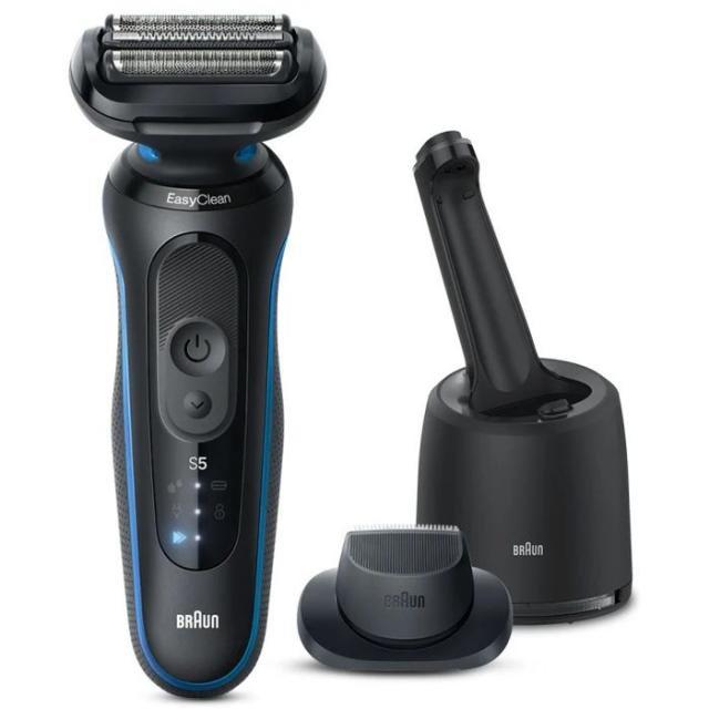 BRAUN 密着シリーズ5 充電式シェーバー52-B7200cc ブルー 電気シェーバー ブラウン 52-B7200CC
