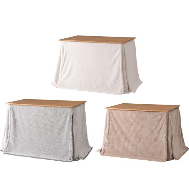 北海道・沖縄・離島配送不可 代引不可 ダイニング用こたつ布団 裏地 ボア 薄手生地 W247×D202 家具 インテリア 東谷 KK-601