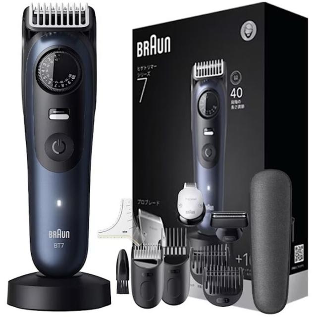 BRAUN ヒゲトリマー シリーズ7 パワーブーストモード ブラウン BT7540
