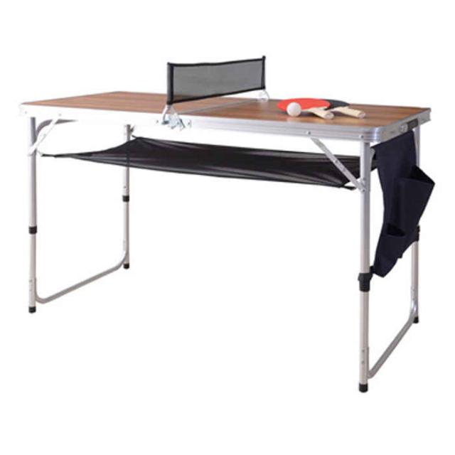 北海道・沖縄・離島配送不可 代引不可 卓球台 ピンポンテーブル 折りたたみ 折り畳み アウトドアテーブル アウトドア キャンプ レジャー 室内遊び 室内運動 東谷 ODL-555