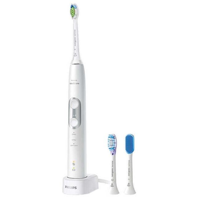 電動歯ブラシ ソニッケアー プロテクトクリーン プレミアム ホワイト 歯垢除去 歯周病 音波水流 歯磨き フィリップス HX6877/56