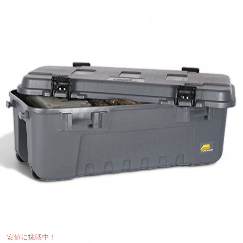 プラノ(PLANO) FIELD TRUNK XXL(フィールドトランク) ホイール付き グレイ 100L 1919 Storage Trunk 108 Quart