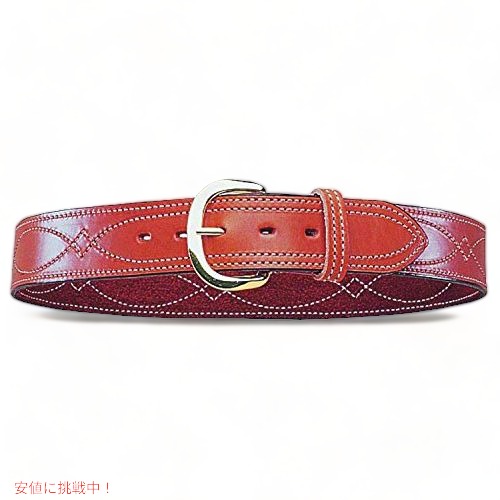 BIANCHI ビアンキ B9モデル Fancy stitched ベルト リバーシブル タンカラー TAN 34インチ バックルカラー ブラス 45mmのベルトループに適合