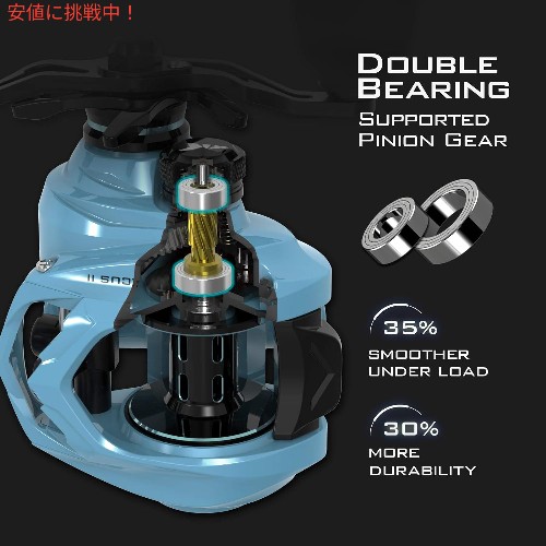 KastKing カストキングSpartacus II Baitcasting Fishing ReelスパルタカスII ベイトキャスティング リール Spindrift -Right Hand