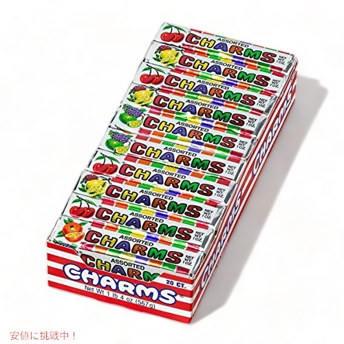 Charms Squares, Assorted Fruit Flavors, Box of 20 Packs …