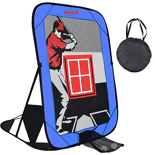 Kapler キッズ ピッチング ターゲット ネット 野球ピッチングトレーナー 子供用  キャリーバッグ付き