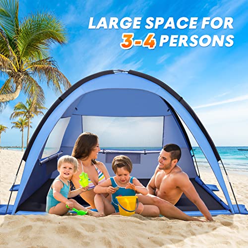 FEFLO ビーチテントサンシェードシェルター：3 - 4人用 SUCCUL（サクル