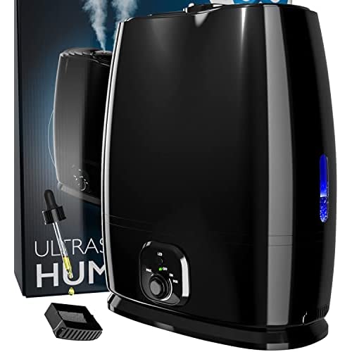 Everlasting Comfort 寝室用の50時間超音波クールミスト加湿器 6L