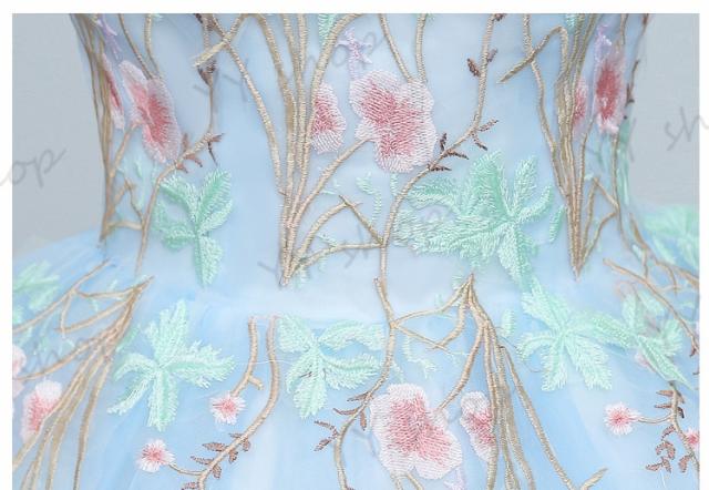 カラードレス パーティドレス ロングドレス ワンピ チュールスカート