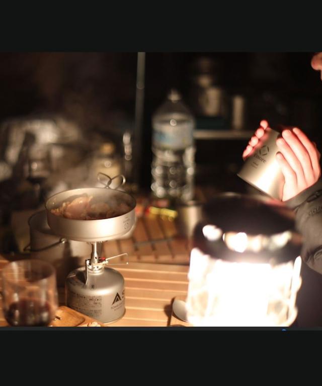 《チタンクッカー2点セット Lサイズ/ シングルウォール》【S’more /Titanium Cooker Set L】 キャンプ クッカー セット チタン クッカー 2点セット 調理器具 チタンマグ  500ml 1600ml シングル アウトドア おしゃれ チタン食器 直火 折り畳みハンドル [シングルウォール]