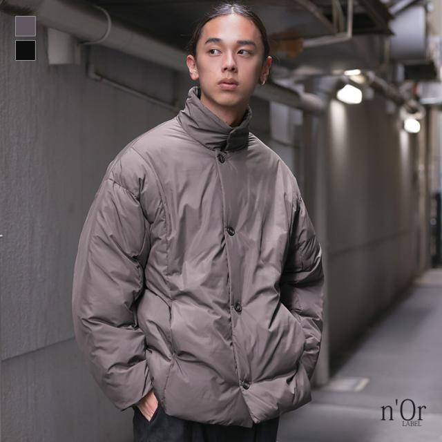 500円OFFクーポン21日23:59迄 【送料無料】『中綿ステンカラージャケット』【メール便不可】【100】[ステンカラージャケット メンズ アウター 中綿ジャケット 長袖 スタンドネック 2way ショート丈 ブルゾン ジャンパー 無地 マット]