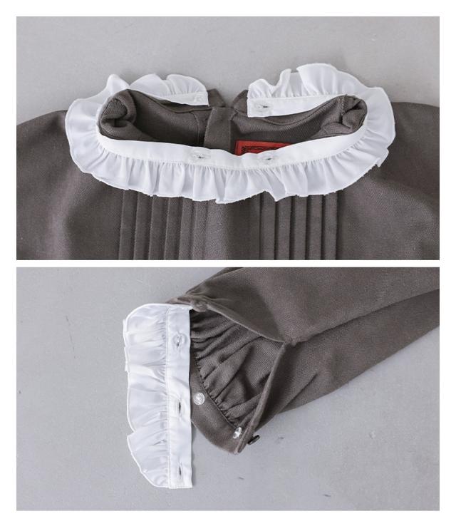 送料無料】『ピンタックリネン混ワンピース』【メール便不可】【30