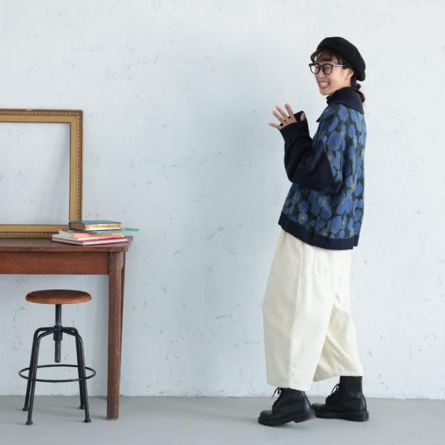 me］ 私の印象派なカーディガン レディース ニットカーディガン 羽織り