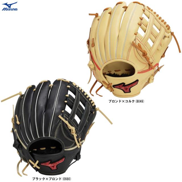 MIZUNO（ミズノ）限定 軟式用グラブ ウィルドライブ レッド U-Plus 内野×外野 サイズ11（1AJGR14120）野球 グローブ 外野手用 内野手用 一般用