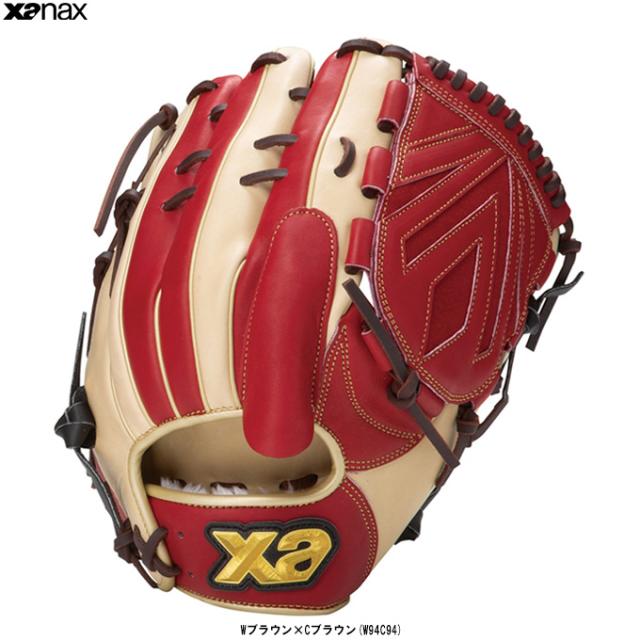 XANAX（ザナックス）軟式用グラブ トラスト カラフルライン 投手用（BRG25PM1C）野球 ベースボール グローブ ピッチャー用 右投げ 左投げ 一般用