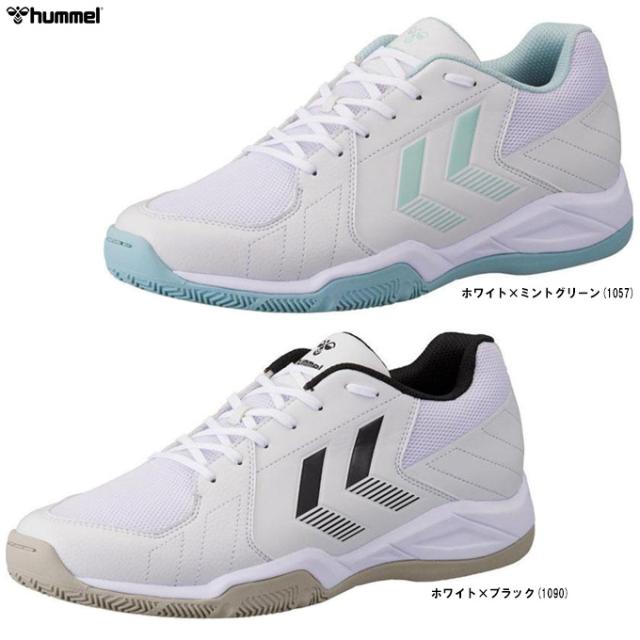 【ホワイト×ブラック/25.5cmのみ】hummel（ヒュンメル）ハンドボールシューズ インドアシューターV（HAS8041）スポーツ インドア用 屋内用 ワイド 幅広 メンズ