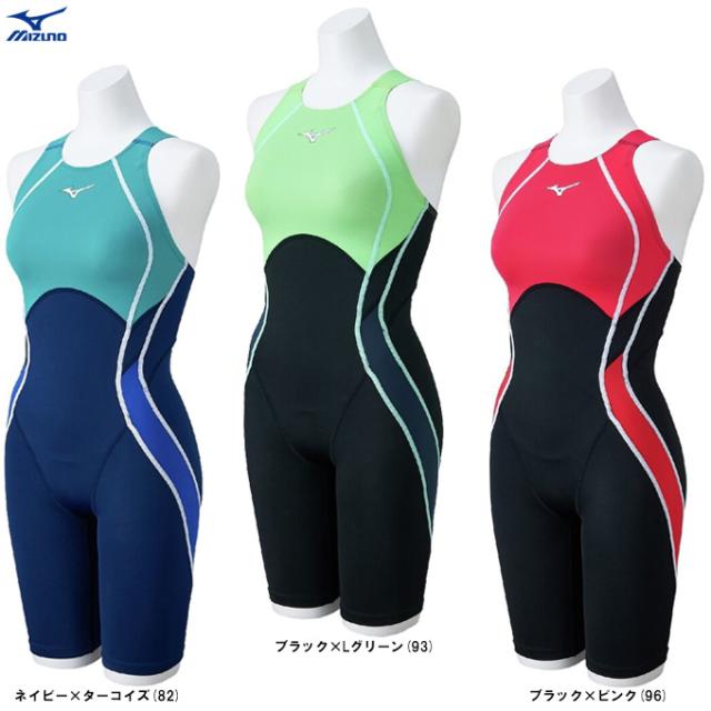 MIZUNO（ミズノ）競泳用水着 GX・SONIC STREAM ハーフスーツ(レースオープンバック)（N2MGC723）WORLD AQUATICS承認 競泳水着 レディース