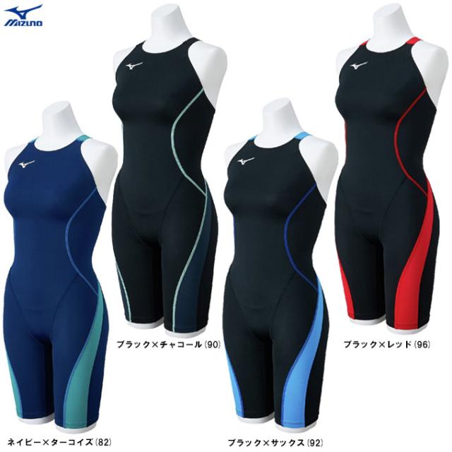 MIZUNO（ミズノ）GX・SONIC STREAM 競泳用ハーフスーツ(レースオープンバック)（N2MGC724）WA承認モデル 競泳水着 レディース