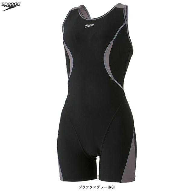 ◆メール便対応商品◆SPEEDO（スピード）フィールアップルースンハーフニースキン（SFW12354） 水泳 スイミング プール レディース