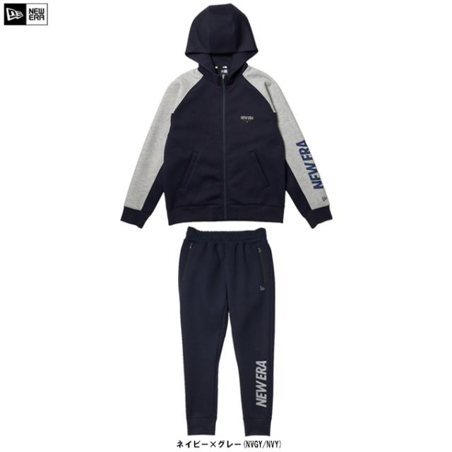 NEW ERA（ニューエラ）テックスウェット フルジップ フーディー パンツ 上下セット（14674792/14674785）カジュアル セットアップ メンズ