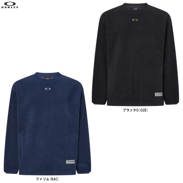 OAKLEY（オークリー）Striking Micro Fleece Crew 8.0（FOA408249）野球 ベースボール 吸汗速乾 長袖 保温 フリース 防寒 男性用 メンズ