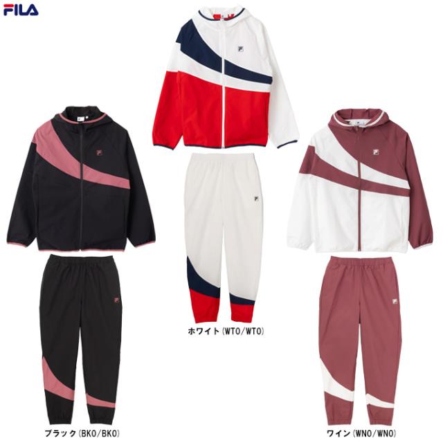 FILA（フィラ）ウィンド トラック フーディー ジョガーパンツ 上下セット（FW25FP046/FW25FP047）ウィンドブレーカー レディース
