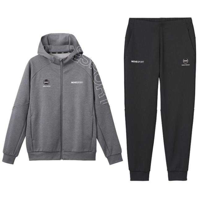 DESCENTE（デサント）S.F.TECH SHIELD フルジップフーディー パンツ上下セット（ST4FSW45M/ST4FPZ44M）ウィンドブレーカー メンズ