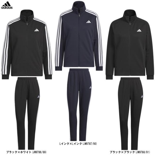 adidas（アディダス）スリーストライプス ダブルニット トラックトップ パンツ 上下セット（JVP35/JVP36）レディース