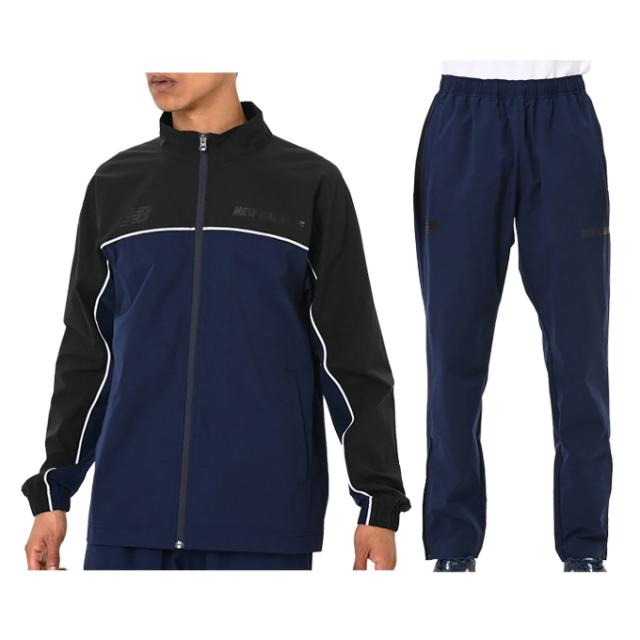 New Balance（ニューバランス）ストレッチウーブンジャケット パンツ 上下セット（AMJ55262/AMP55264）サッカー セットアップ メンズ