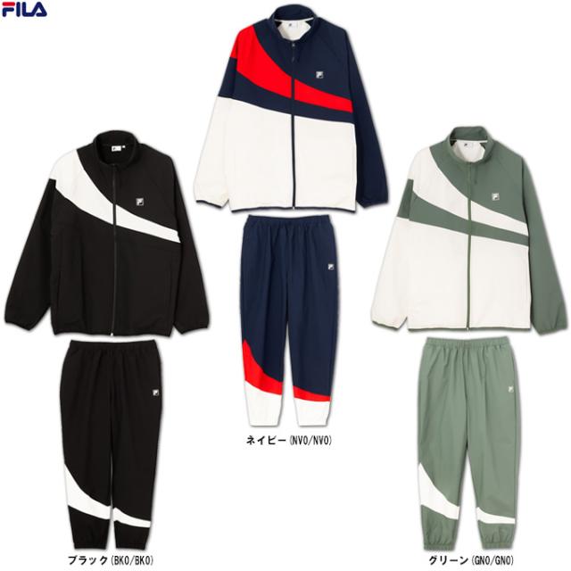 FILA（フィラ）ウインドトラックトップ パンツ 上下セット（FM25FP038/FM25FP039）ウィンドブレーカー トラックスーツ ジャージ メンズ