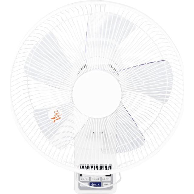 ゼピール 壁掛け扇風機 フルリモコン DCモーター ホワイト DDK‐J35N 1台
