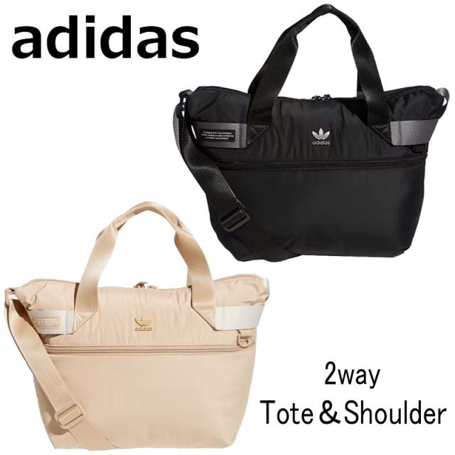 アディダス オリジナルス ショルダーバッグ トートバッグ レディース メンズ パファー ショッパー トート ブラック 軽量 ブランド ロゴ おしゃれ adidas Originals Puffer Shopper Tote Black 送料無料