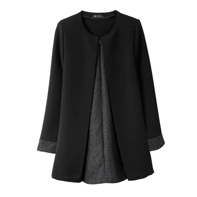 eclaT style BLACK フォーマル フォーマルチュニック 長袖(レディース