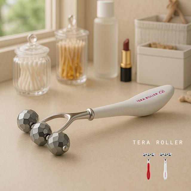 テラローラー アイ II(美顔ローラー フェイスローラー 小 コロコロ 顔 ローラー マッサージ フェイス 小顔ローラー)