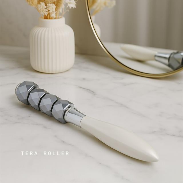 テラローラー ミュー(美顔ローラー フェイスローラー 小 コロコロ 顔 ローラー マッサージ フェイス 小顔ローラー)