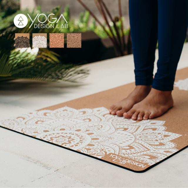 YogaDesignLab ヨガデザインラボ コルクマット 3.5mm(薄い ヨガマット おしゃれ インテリア かわいい 持ち運び ピラティス マット ピラティスマット ホットヨガ ホットヨガマット コルク ストラップ付き 高級 プレゼント ギフト 贈り物)