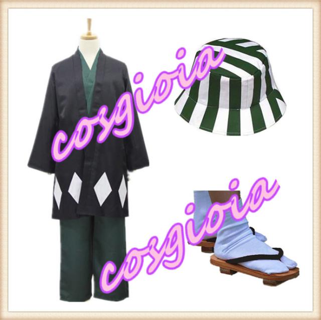 BLEACH ブリーチ 浦原喜助 コスプレ衣装 和服 和装 着物 イベント ハロウィン クリスマス 仮装  変身 コスチューム