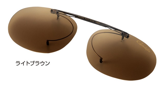 がまかつ　ＧＭ１７７４　クリップオン偏光サングラス　ライトブラウン