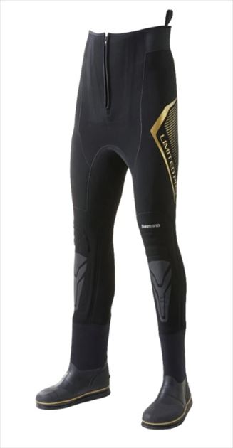 シマノ ウェーダー リミテッドプロ ジオロック スリムウェーダー ウェストハイ カットフェルト 中割 3.0 ブラックG 2XLA