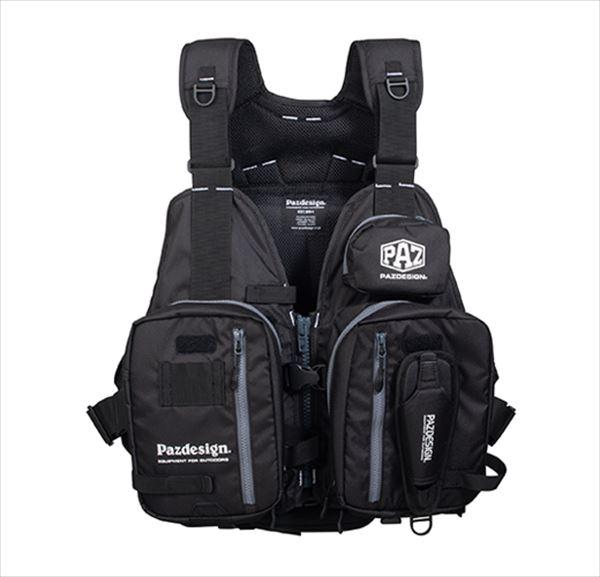 パズデザイン ライフジャケット SLV-035 PSLオールラウンドベスト BK/ホワイト