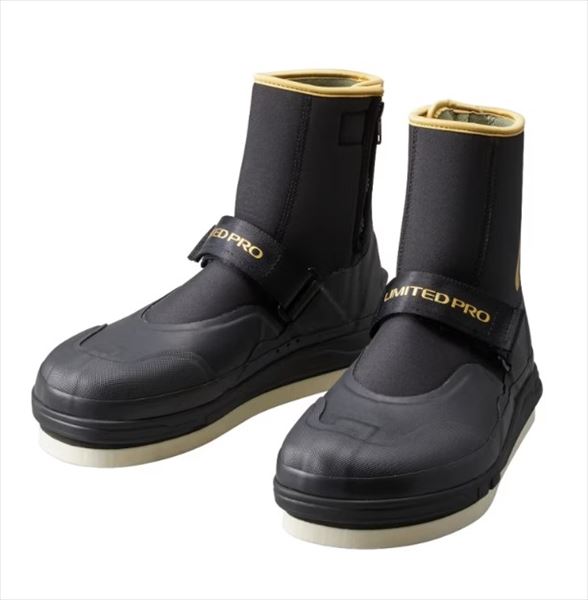 シマノ 鮎タビ FT-521W リミテッドプロ ジオロック 羊毛ピンフェルト(中割) ブラック XL